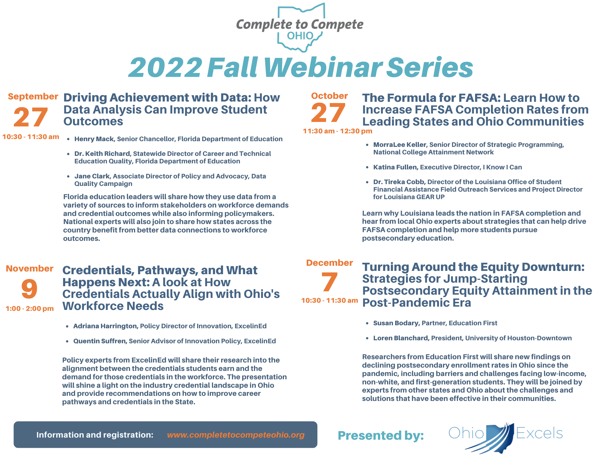 Complete to Compete Fall Attainment Webinar Series | AOP-20